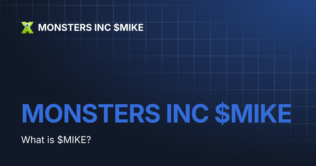 MONSTERS INC $MIKE